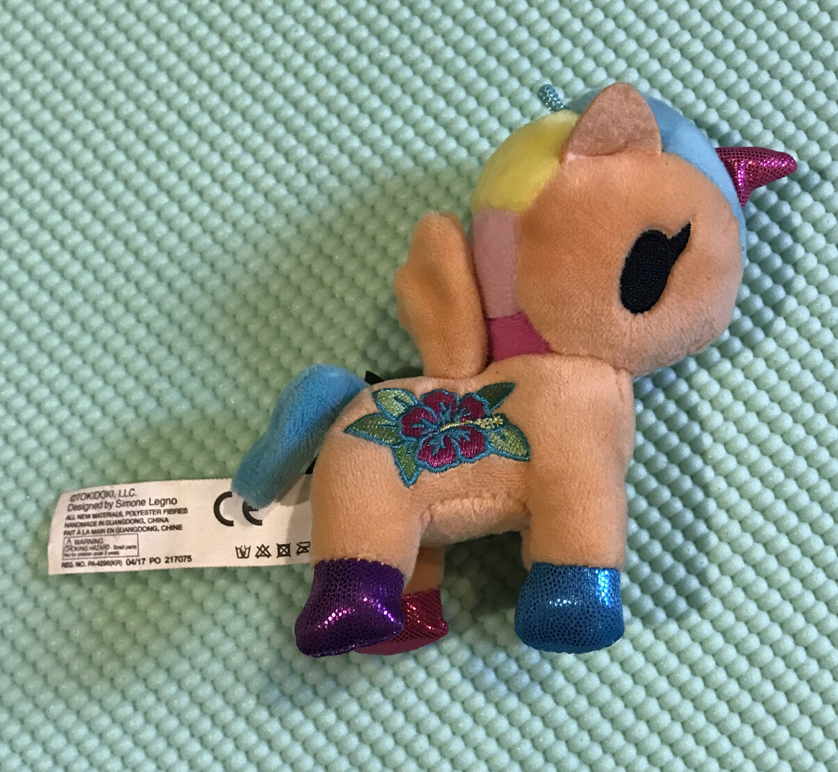Tokidoki Unicorno Mini 4" Plush Keychain Collection Kaili Orange ...