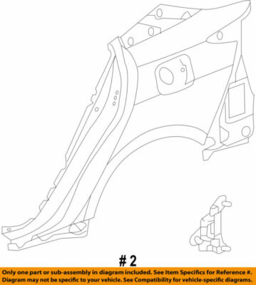 61602-47150 Toyota Panel sub-assy, quarter, lh 6160247150, New Genuine ...