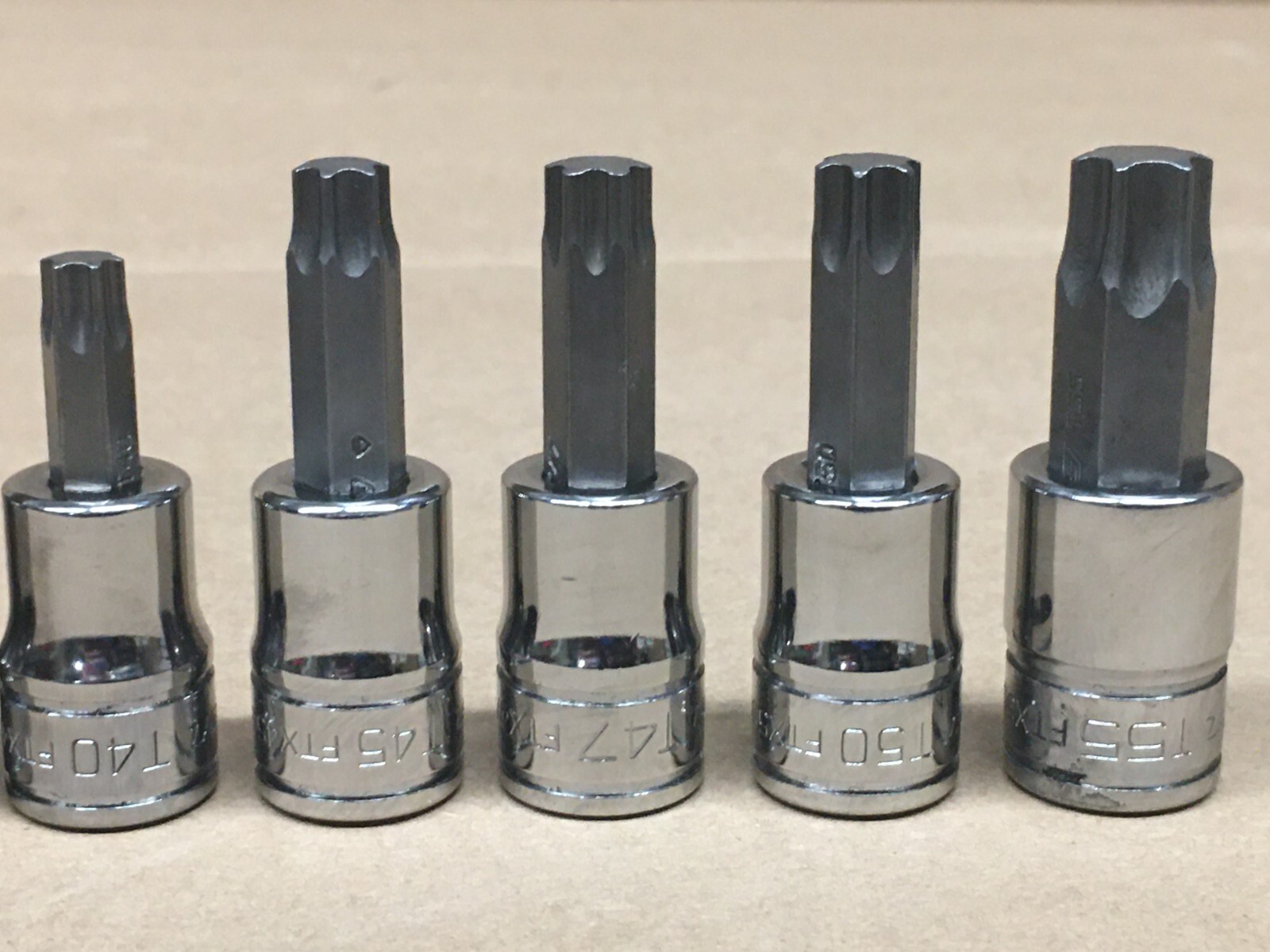 NEW - Snap-On 12pc Torx Bit Socket Set - 1/4" & 3/8" Drive - 212EFTXY ...