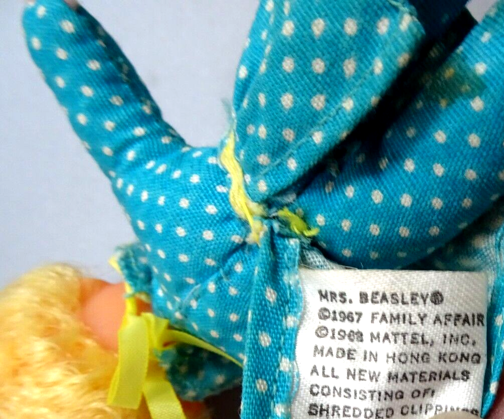 Mattel 1967 Buffy & Mrs Beasley Adorable Rag Doll 5" Size doll-No ...