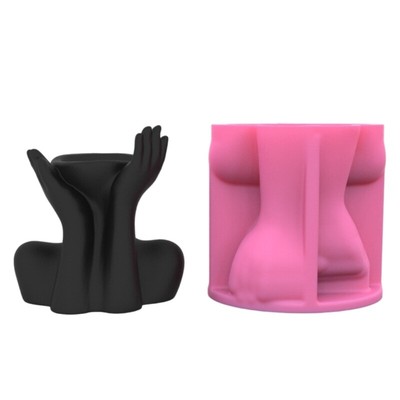 Human Body Sculpture Silicone Molds for Epoxy Resin Home Decoration Art ...