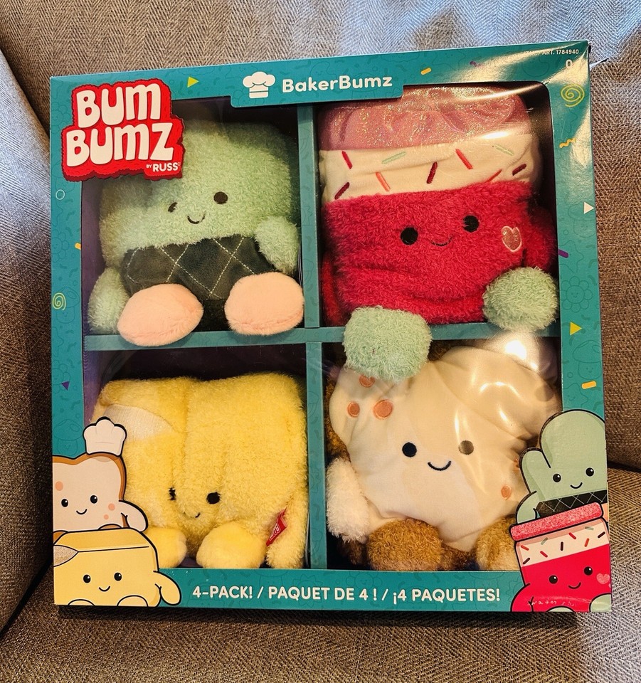 BUMBUMZ BAKER BUM BUMZ PLUSHIES KELLY TOYS STUFFED OMAR BARB JAMAL ...