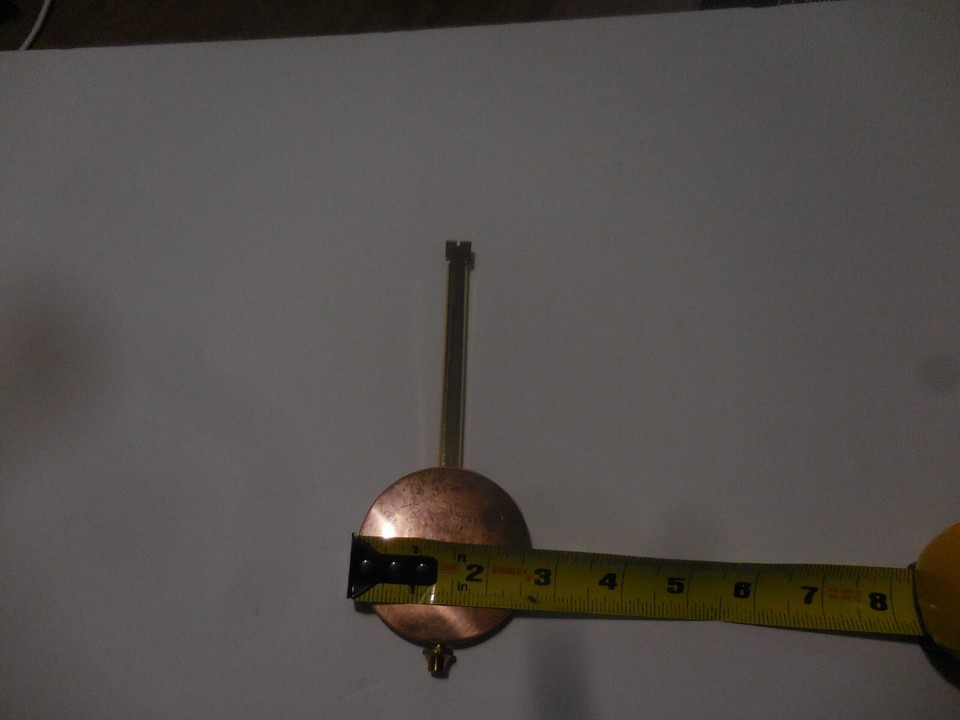 7" Adjustable Brass Pendulum Rod, double hook, With 21/2" Bob | eBay