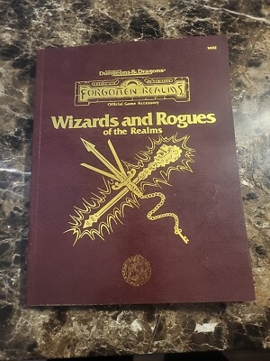Wizards And Rogues Of The Realms — 1995 TSR — Forgotten Realms RPG ...