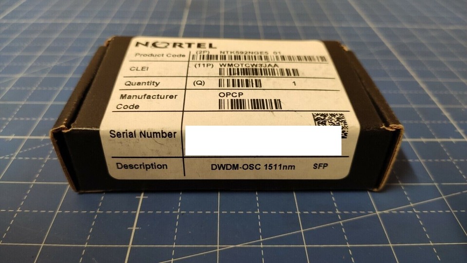 Nortel NTK592NGE5 DWDM-OSC 1511nm SFP 10GB Fiber Optic Interface ...