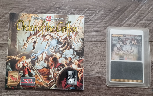 ORDER OF THE GRIFFON (Turbo Grafx 16, 1989) CIB Complete! Card, manual ...