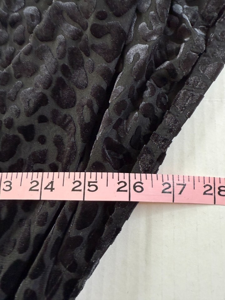 ModCloth Sz 4X Burnout Velvet Leopard Print NWT Dress Goth Glam Party ...