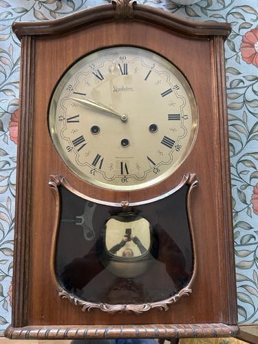 Vintage Westminster/Ave Maria Reguladora Regulator chime wall clock ...