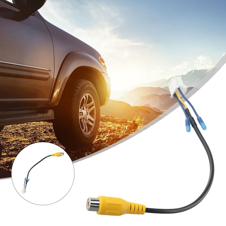 10Pin Rear View Backup Camera Cable Adapter RCA For Android Stereo ...