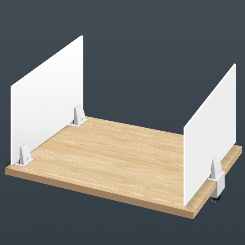 2Pcs Partition Bracket - Office Desk Partition Clip Clamp Holder,Clamp ...