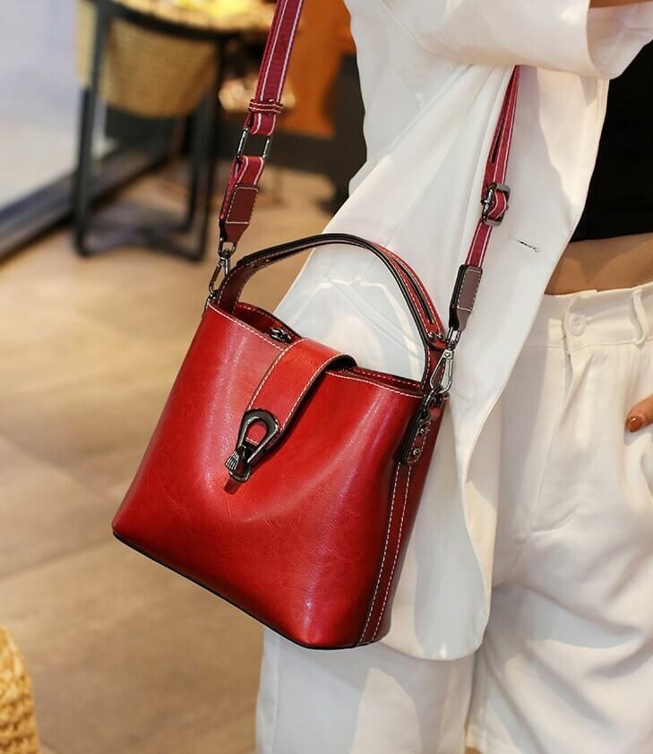 Handbag Women Genuine Leather Designer Small Shoulder Bags Purses ...