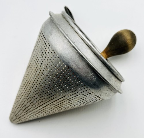 Aluminum Wear-Ever Food Mill/Cone Strainer Sieve Colander W/ Wood ...