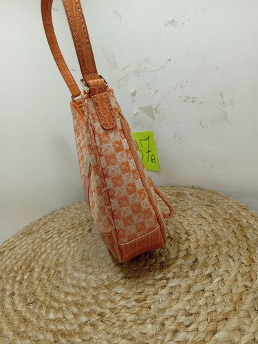 vintage liz claiborne small orange purse/ Handbag Faux Gatorskin | eBay