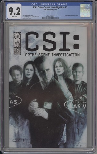 CSI: CRIME SCENE INVESTIGATION #1 - CGC 9.2 - BASED ON TV SERIES - IDW - 2003 | eBay