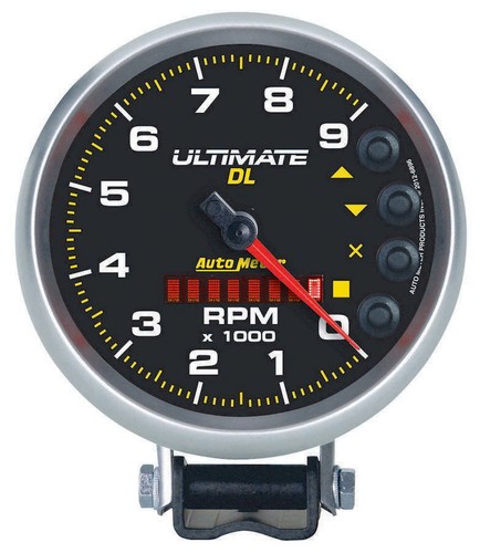 Auto Meter 5in Ultimate DL Tach 9000 RPM Black | eBay