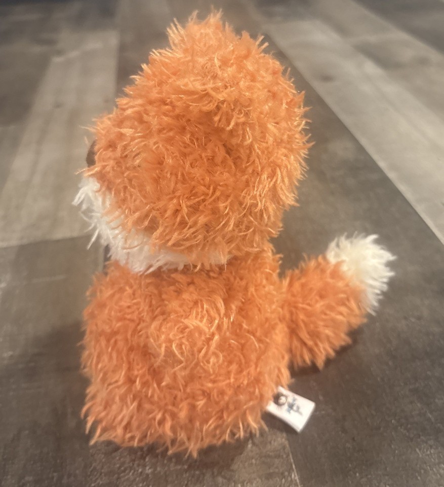 Jellycat London 7" Little Orange And White Fox Curly Hair Stuffy Fuzzy ...