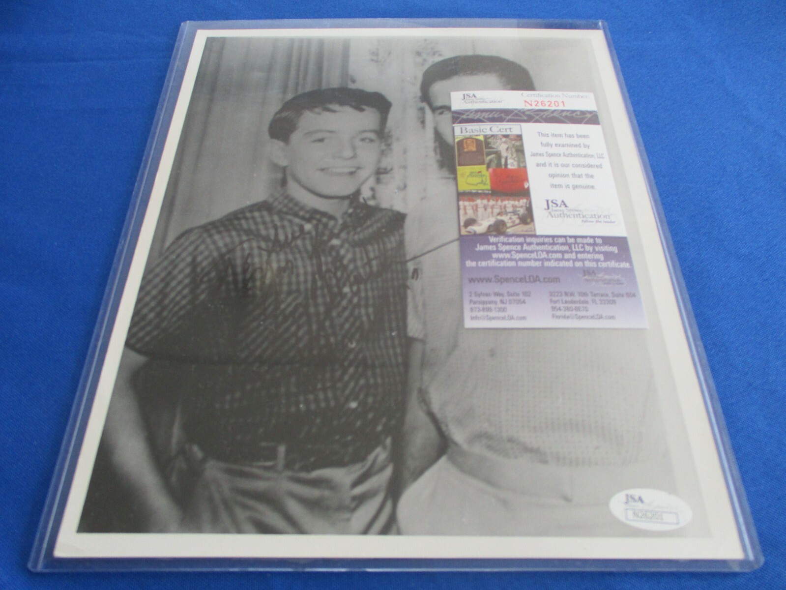 Jerry Mathers (Beaver) JSA Authenticated Autographed 8x10" Photograph ...