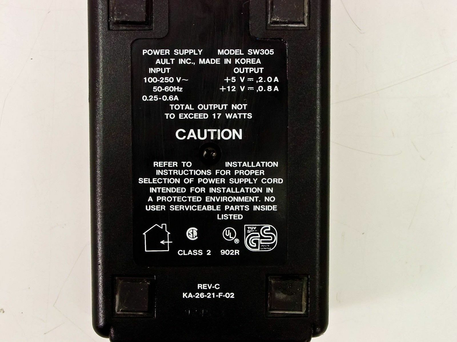 Ault AC Adapter &5V DC 2.0A &12V DC 0.8A SW305 for sale online | eBay