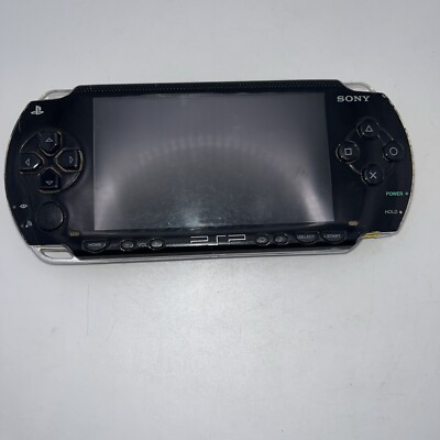 Sony PlayStation Portable PSP PSP-1001 Handheld Game System Only Black ...