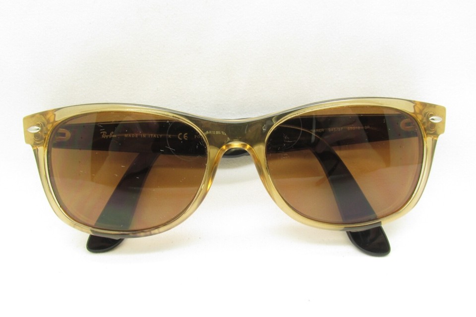 RAY-BAN NEW WAYFARER RB2132 945/57 3P EYEGLASSES FRAMES ITALY 55-18-135 ...