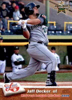 2009 Midwest League All-Stars Grandstand #26 Jaff Decker Peoria Arizona ...
