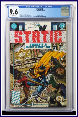 Static #5 CGC Graded 9.6 DC/Milestone 1993 Original First Printing ...