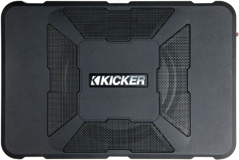 Kicker 11HS8 8" Hideaway Powered 150 Watt Subwoofer Enclosure Sub Box ...