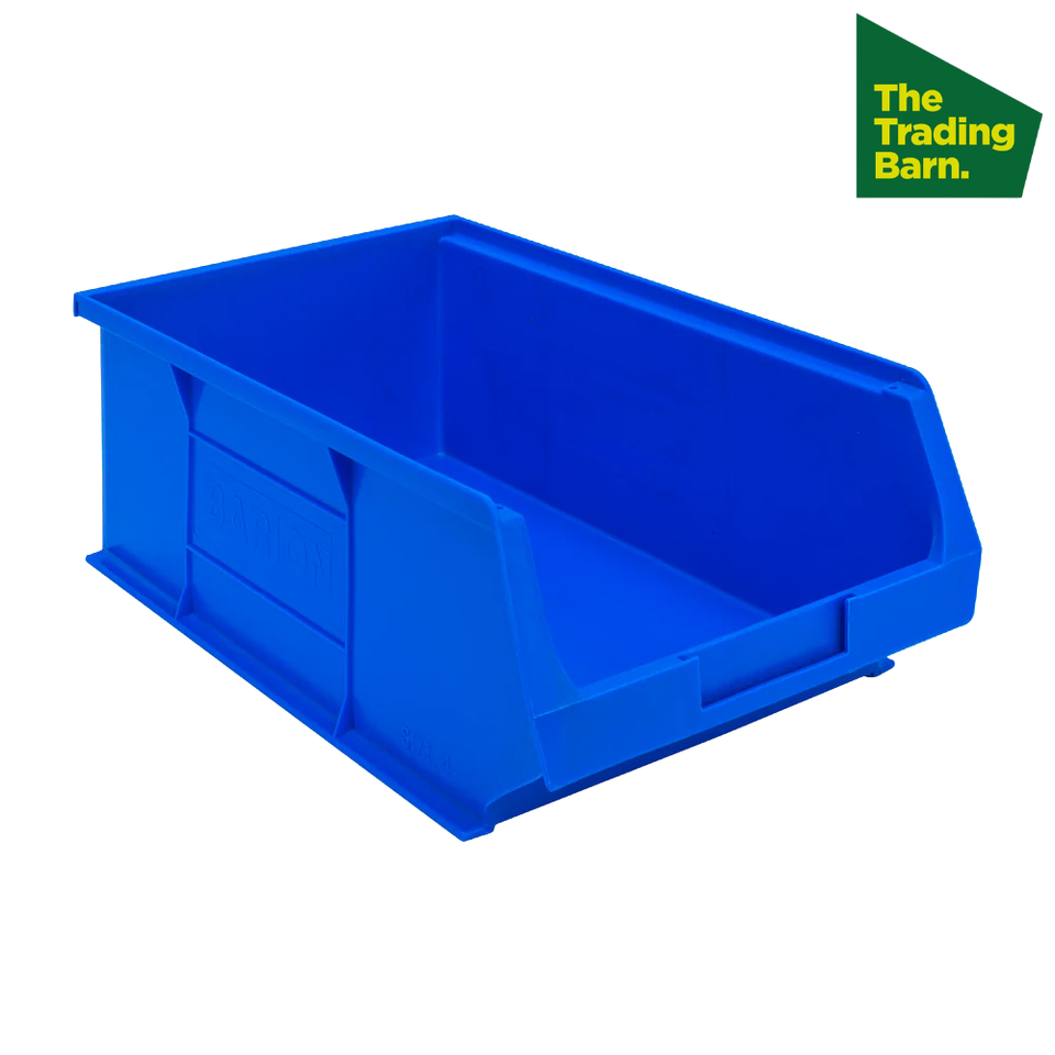 Blue Plastic Parts Lin Bins Component Storage Boxes Picking Bin ...