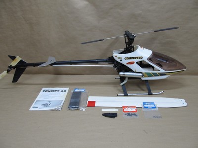 Kyosho Concept 60 Nitro R/C Helicopter With OS Max SF61 Engine | eBay
