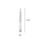 2Pcs Stainless Steel Metal Nail File Double Sided Manicure Files ...