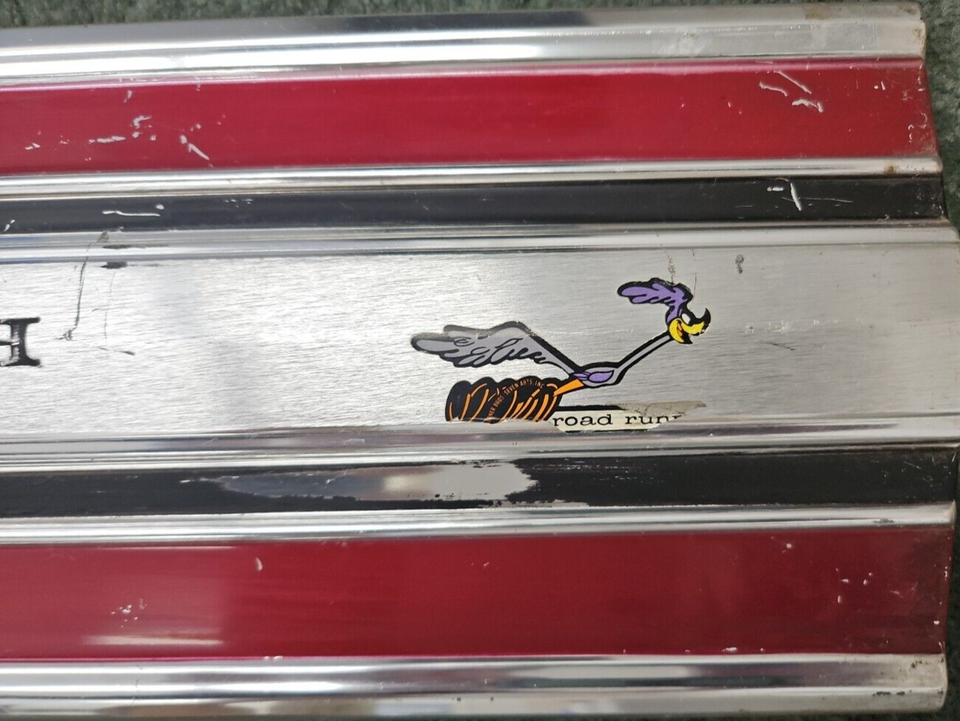 1968 Plymouth Road Runner Rear Side Deck Lid Finish Trim Panel 2842872 ...