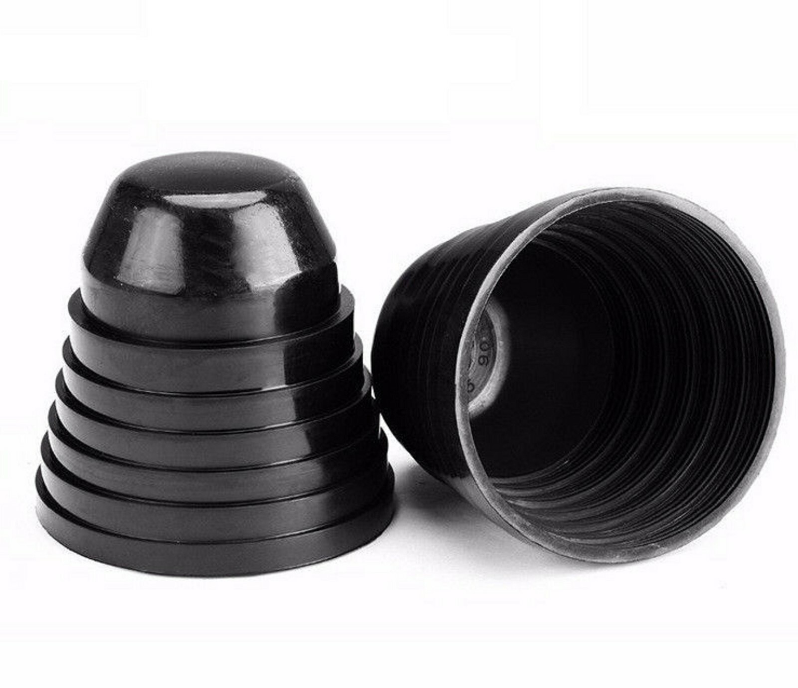 Universal Rubber LED Kit H12 9055 Fog Light Two Dust Cover Seal Cap ...