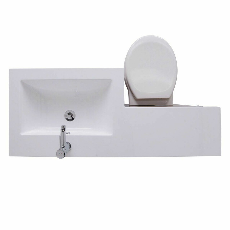 Bathroom Designer L Shape Vanity Unit Furniture Suite BTW WC Toilet ...