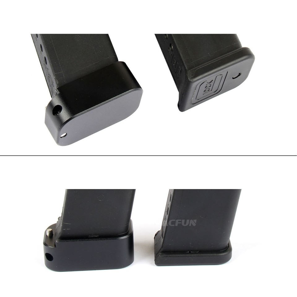 Weighted Magazine Base Plate Compatible with Glock 9mm/.40 | eBay