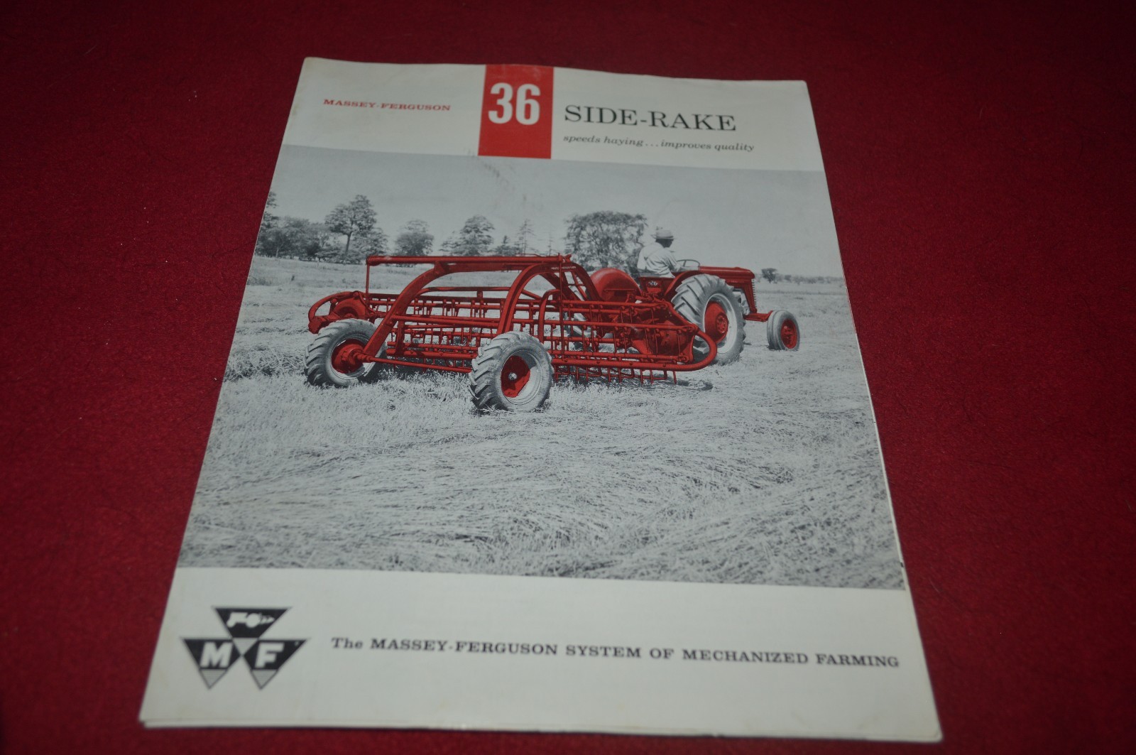 Massey Ferguson 20 25 Side Rake Dealer's Brochure DCPA6 ver2 | eBay