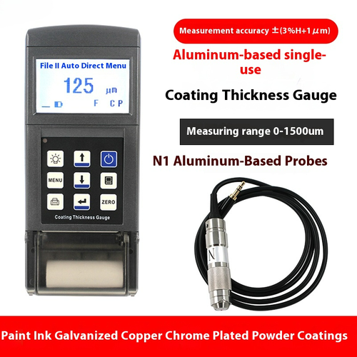 Coating Thickness Gauge Magnetic Eddy Current Iron and Aluminium Dual ...
