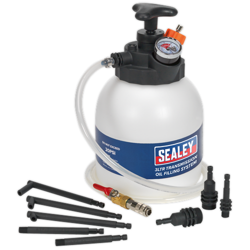 (SBS) Sealey Transmission Oil Filling Filler Tool System 3 Litre DSG ...