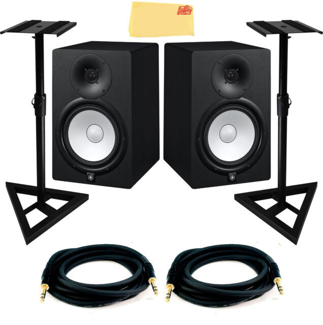 Yamaha HS7 Studio Monitors with Stand and 2 XLR Audio Cables for sale ...