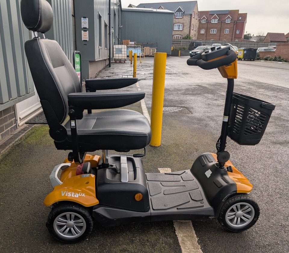 Electric Mobility Rascal Vista DX Mobility Scooter (Sunset Orange) 22st ...