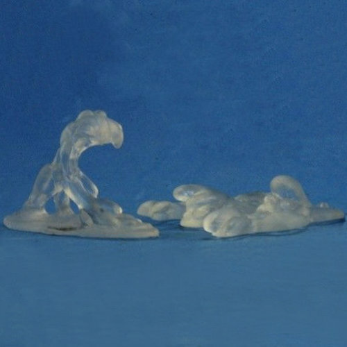 Reaper Dark Heaven Bones 77306 Translucent Slimes (2) Grey Ooze Ochre ...