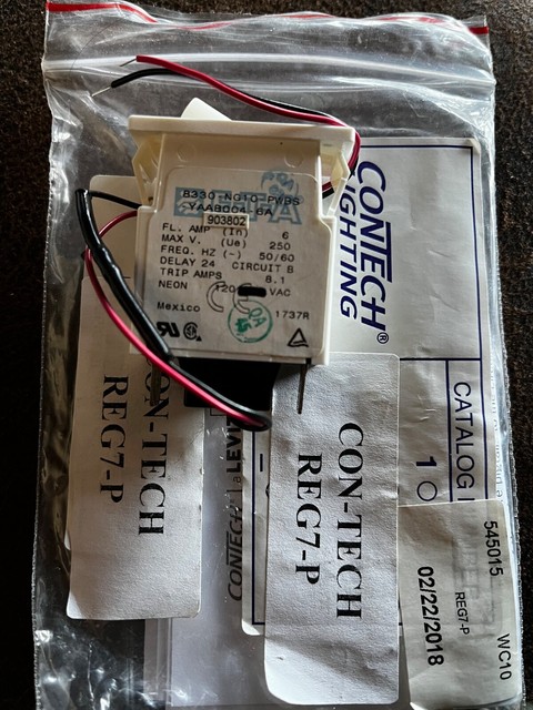 Contech Lighting REG1-P Regulator illuminated Circuit Breaker Power ...