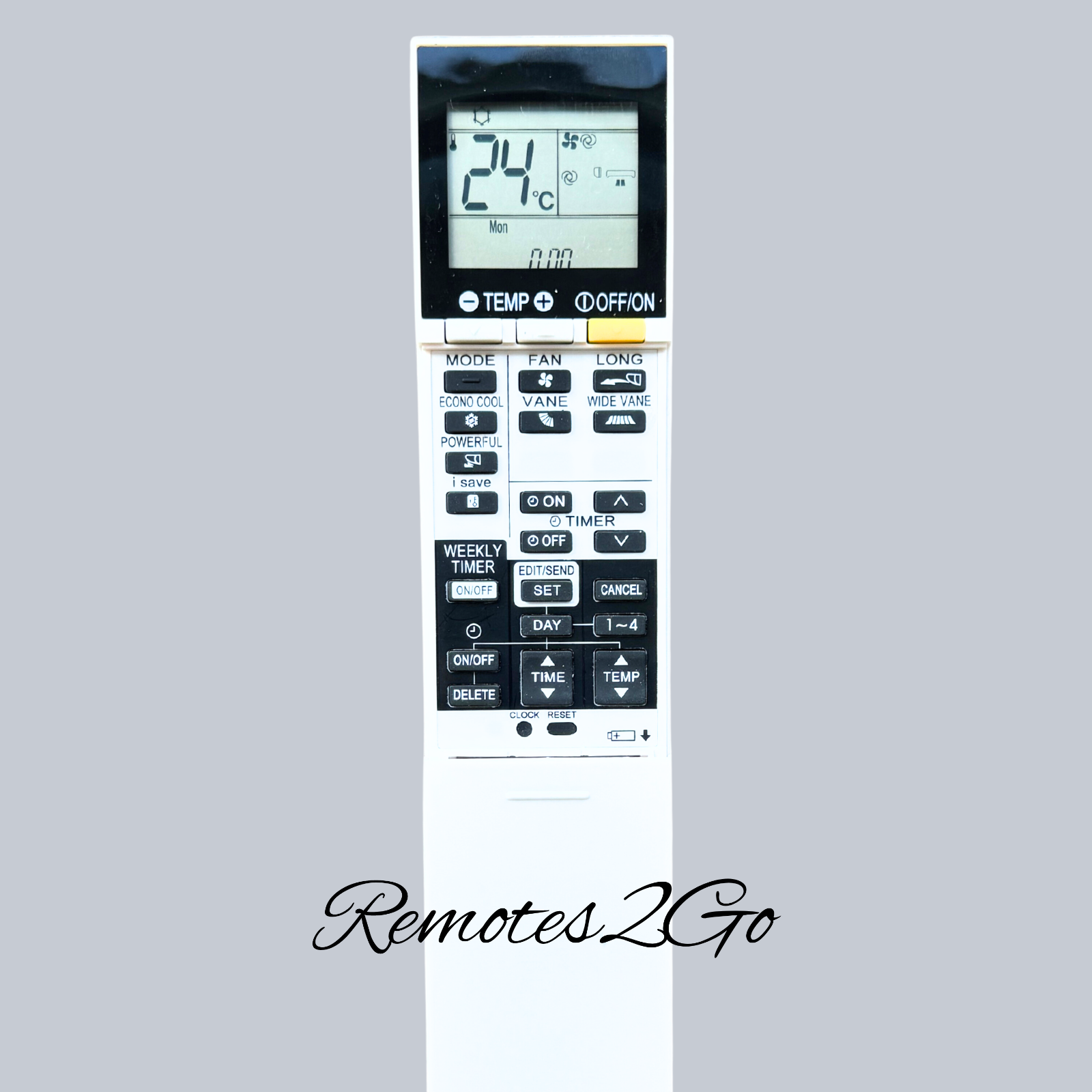 Mitsubishi Air Con Remote Control for Remote Models SG15D, SG10A, SG18D ...