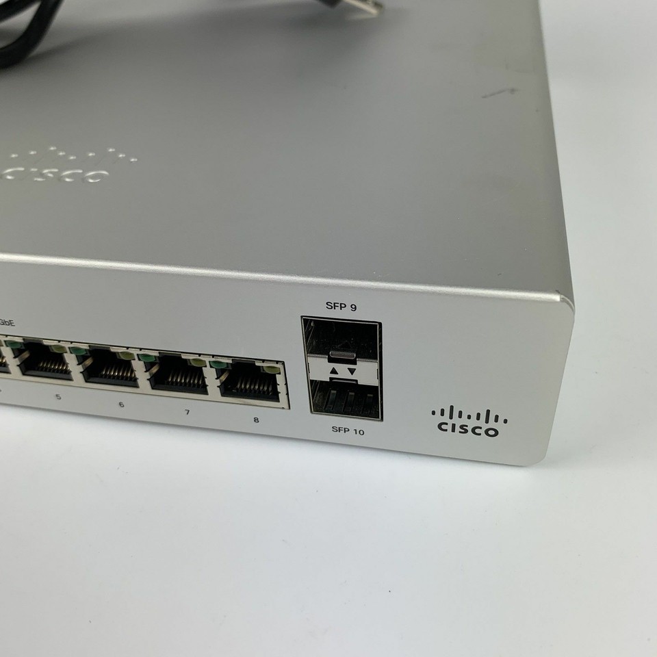 Unclaimed Cisco Meraki MS220-8P Cloud Managed Switch 8-Port Gigabit PoE ...