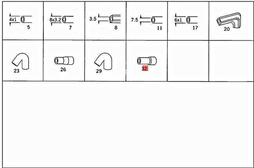 Genuine MERCEDES Sl Sprinter Vito Mixto 638/2 903 906 C107 Hose ...