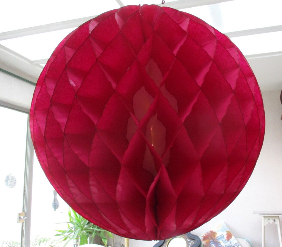 Grosses boules en papier de soie alvéolé- nid d'abeille, lot de 9 | eBay