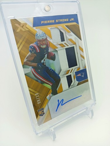 2022 XR Football Pierre Strong jr. RPA Gold /10 #241 | eBay.de