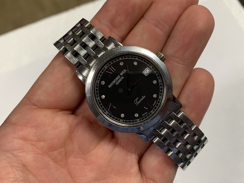 Raymond Weil Toccata 5593 Black Diamond Dial Watch | eBay