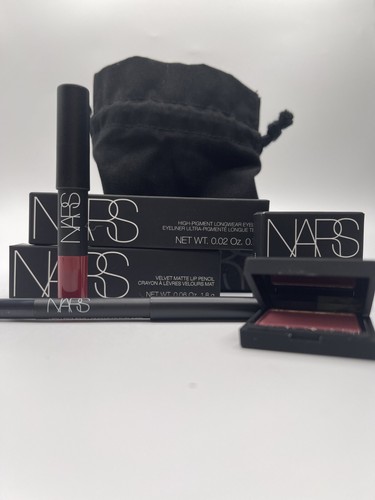 NARS 4-Piece Travel Makeup Set | Orgasm Blush, Lip Pencil, Eyeliner ...