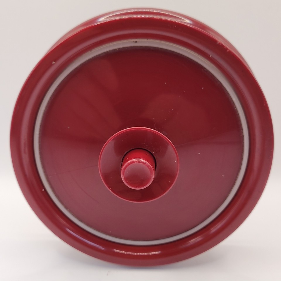 Tupperware 1.2L Airtight Round Container Burgandy Vintage | eBay UK