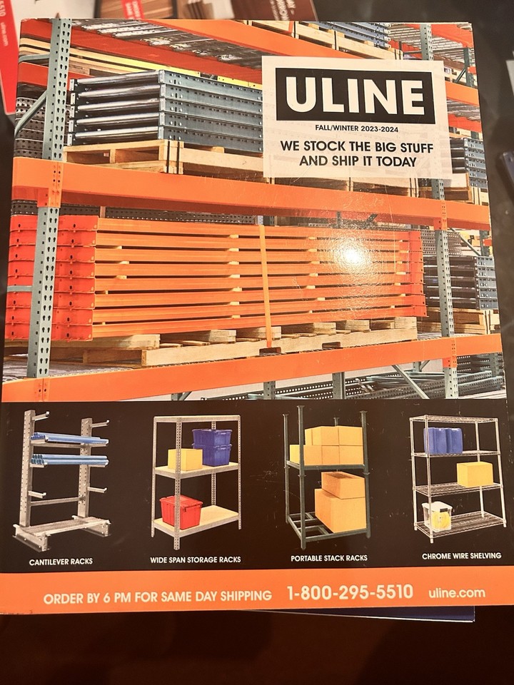 New Uline Catalog Racks Book fall / winter 2024 Brand New | eBay